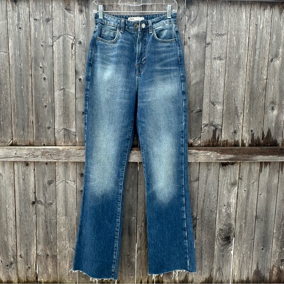 Zara | Jeans | Zara Denim Z 975 Drama Bootcut High Rise Medium Wash ...